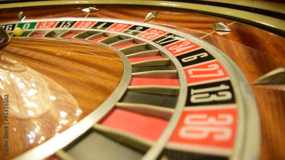 roulette wheel spinning clockwise rotation details Stock Video | Adobe ...