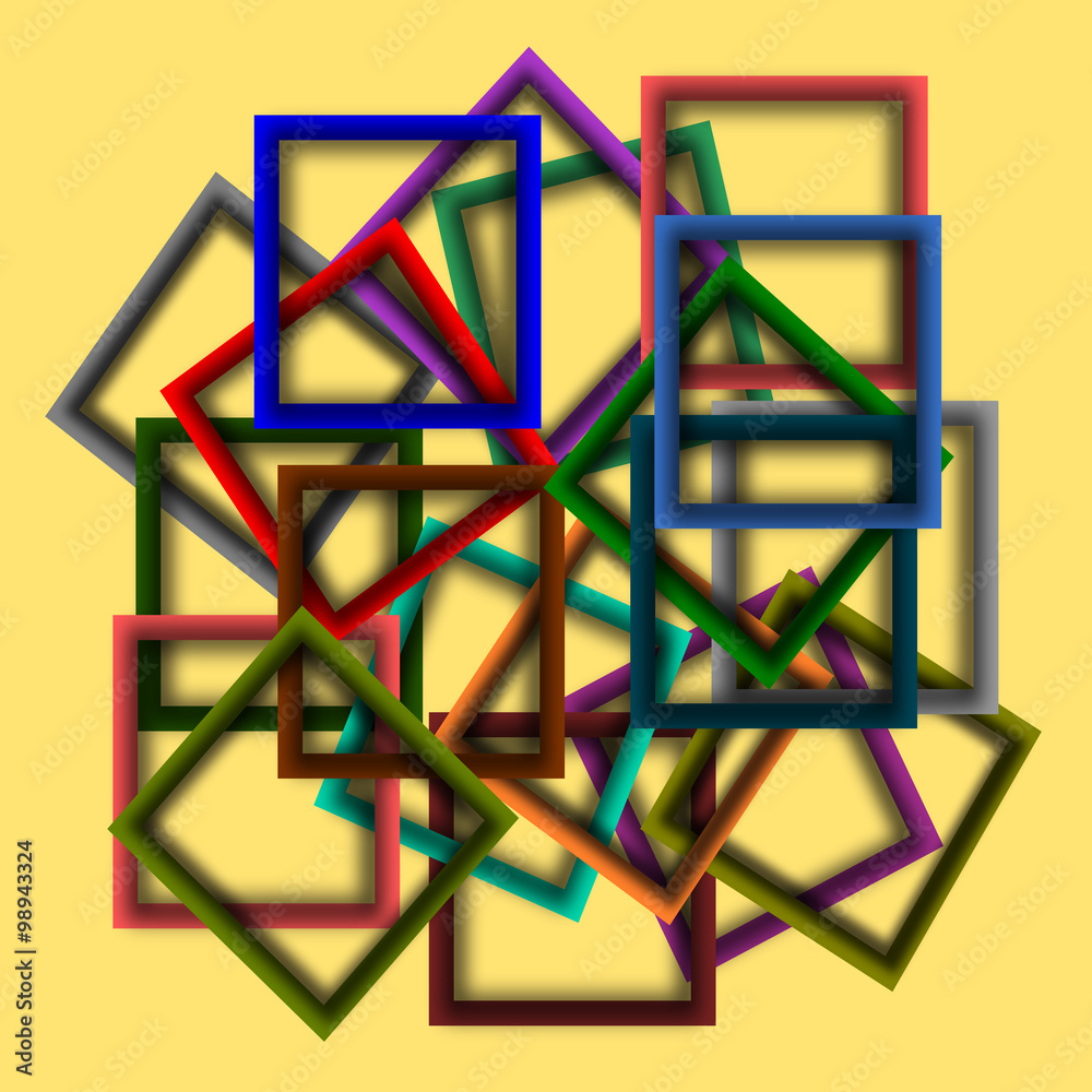 colorful frame background Illustration Stock Illustration | Adobe Stock