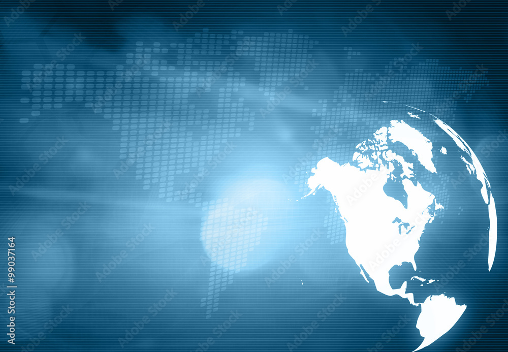 America map technology style artwork for your design Stock Illustration ...