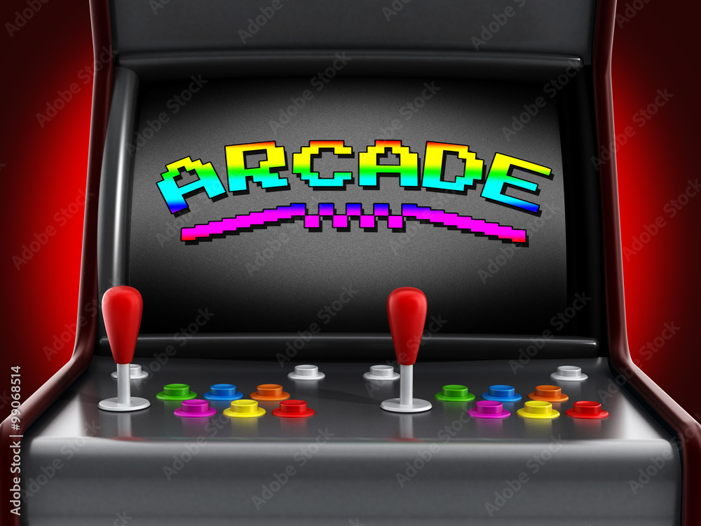 Poster Vintage arcade machine – Wall Art | UkPosters