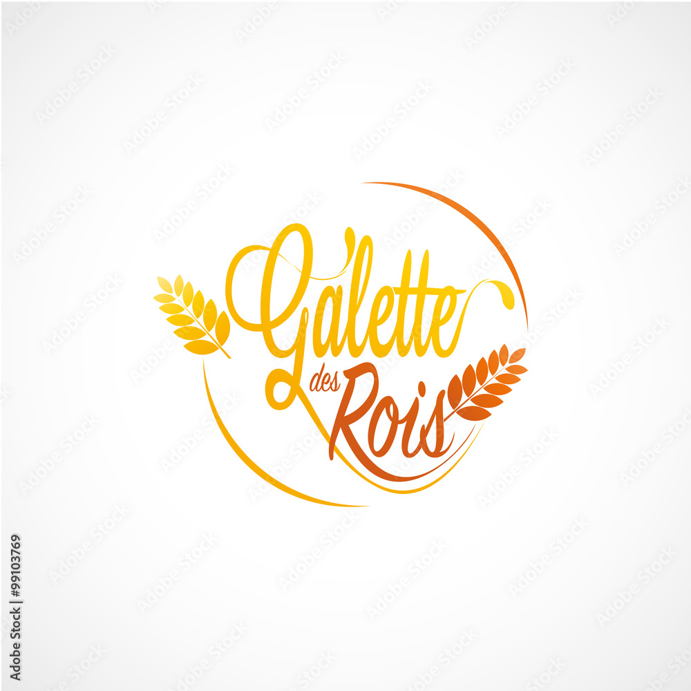 galette des rois Stock Vector | Adobe Stock