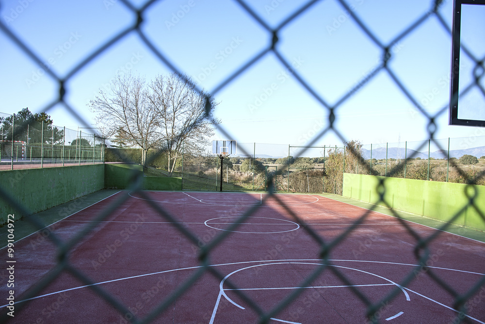 Cancha deportiva Stock Photo | Adobe Stock