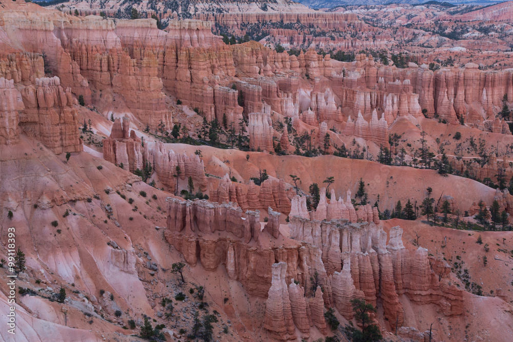 Bryce Canyon, Hoodoos, Felspyramiden, Amphitheater, Rim Trail ...