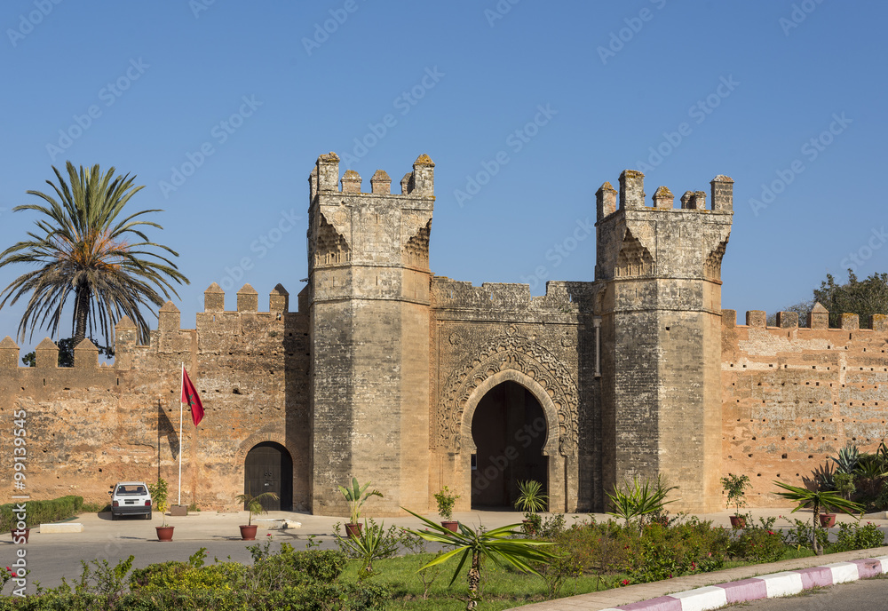 Main gate of Chellah necropolis. Rabat. Morocco. Stock Photo | Adobe Stock
