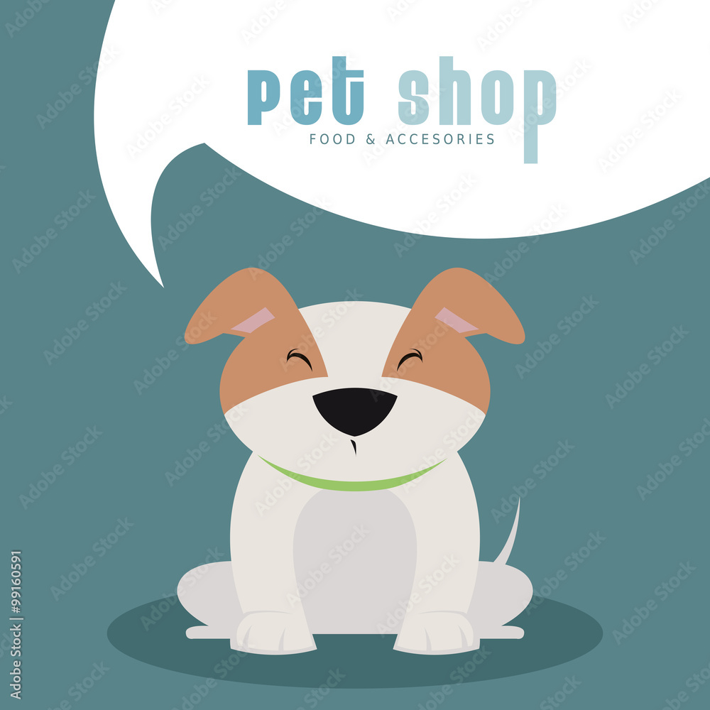 Pet shop background Stock Vector | Adobe Stock