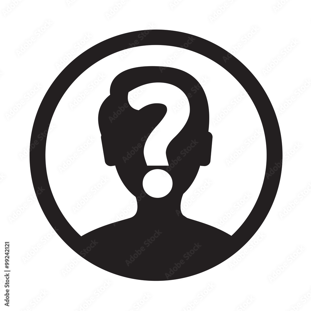 Who Icon Illustration and Vector Art เวกเตอร์สต็อก | Adobe Stock