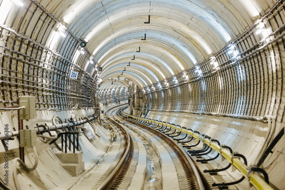 Subway tunnel Stock Photo | Adobe Stock