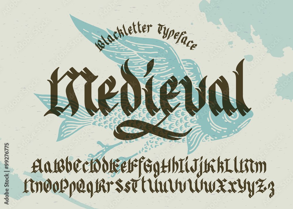 Medieval font