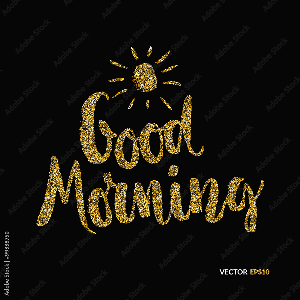 Good Morning Stock Vector | Adobe Stock