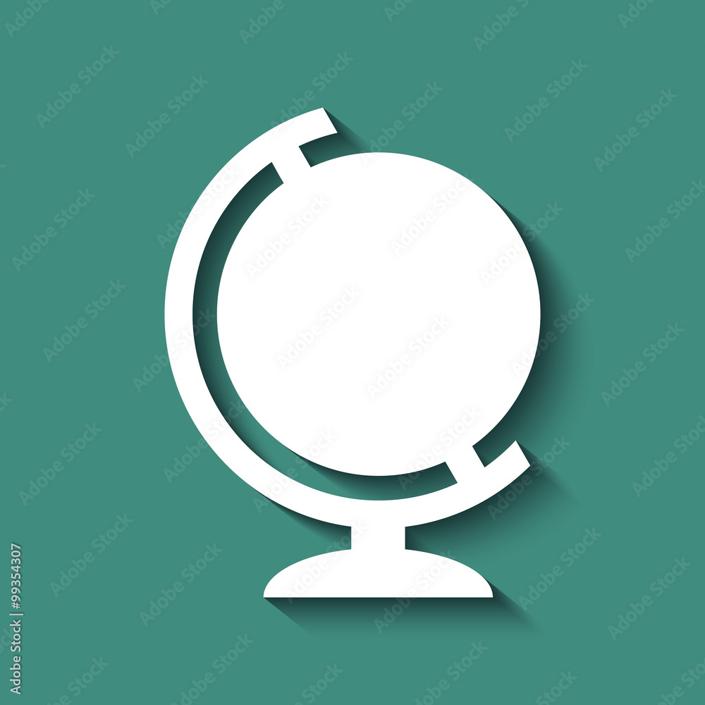 Logo planisphère. Stock Vector | Adobe Stock