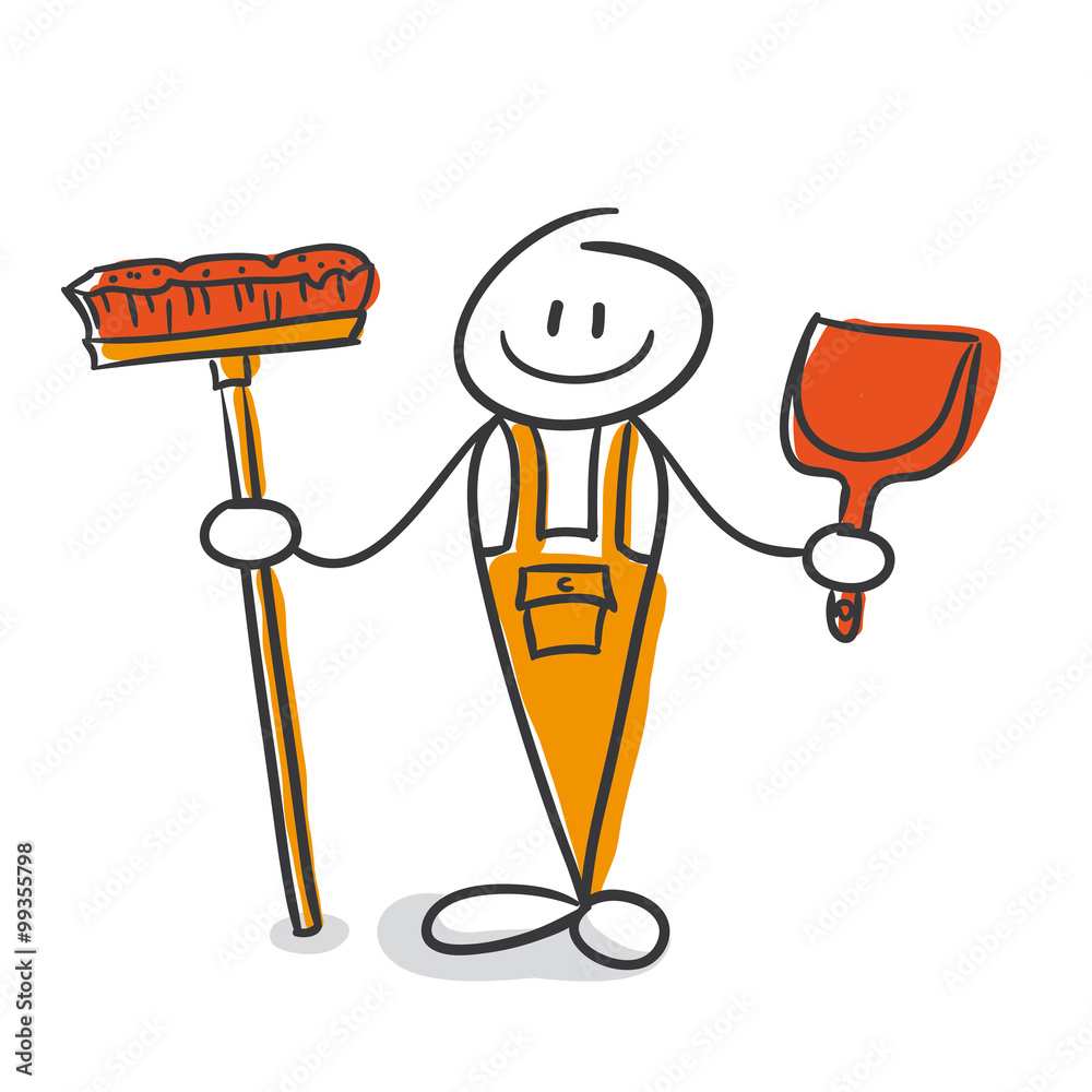 Stick Figure Series Job Stock-Vektorgrafik | Adobe Stock