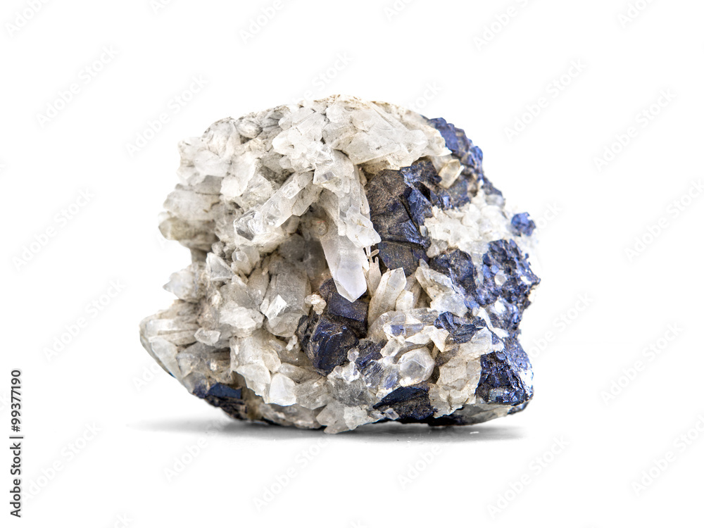 Galena metallic ore mineral sample a rare earth mineral of zinc Stock ...