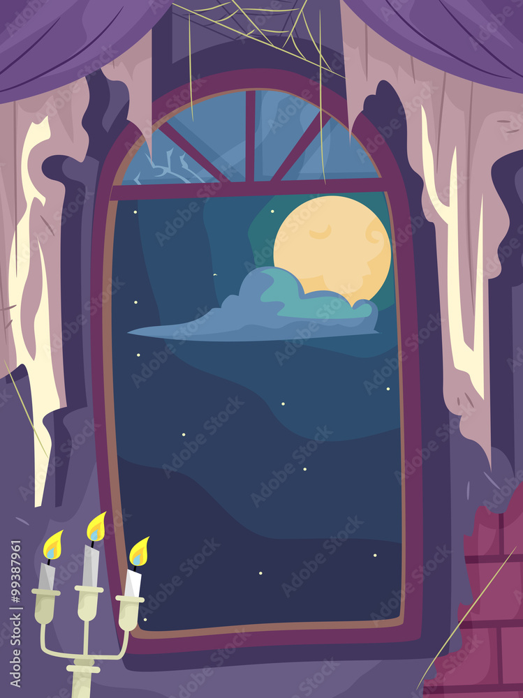 Haunted House Window