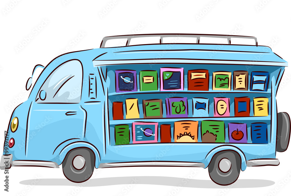 Book Mobile Clip Art