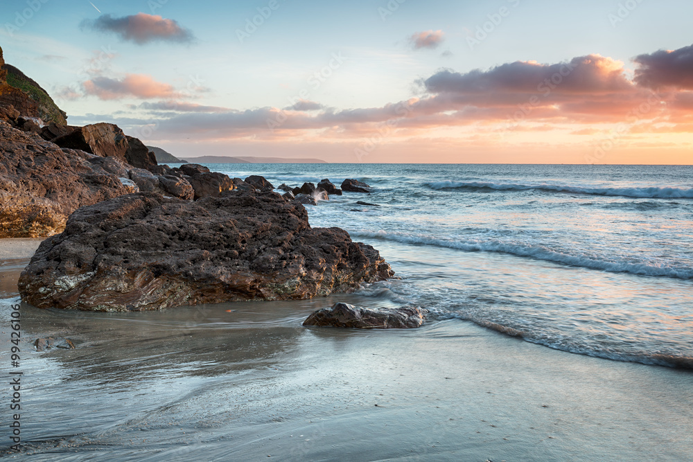 Rocky Beach Stock Photo | Adobe Stock