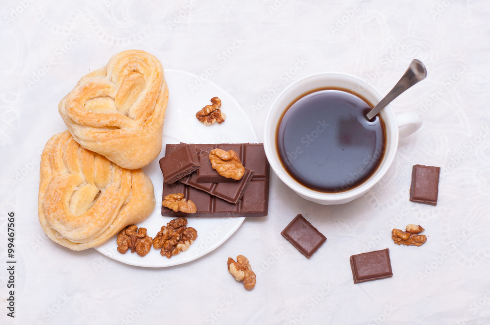 sweet and coffee foto de Stock | Adobe Stock