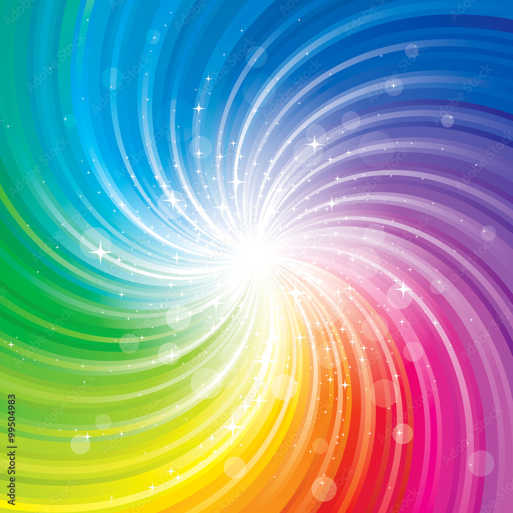 Star Swirl Background
