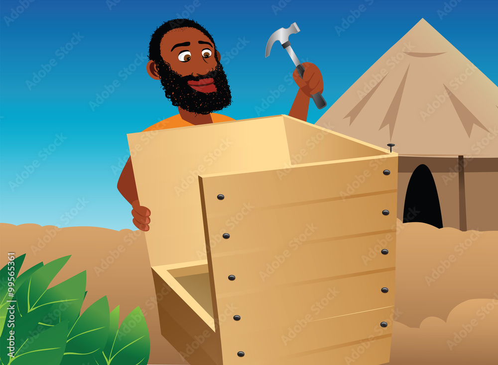 cartoon vector illustration of a shed building Stock Vector | Adobe Stock