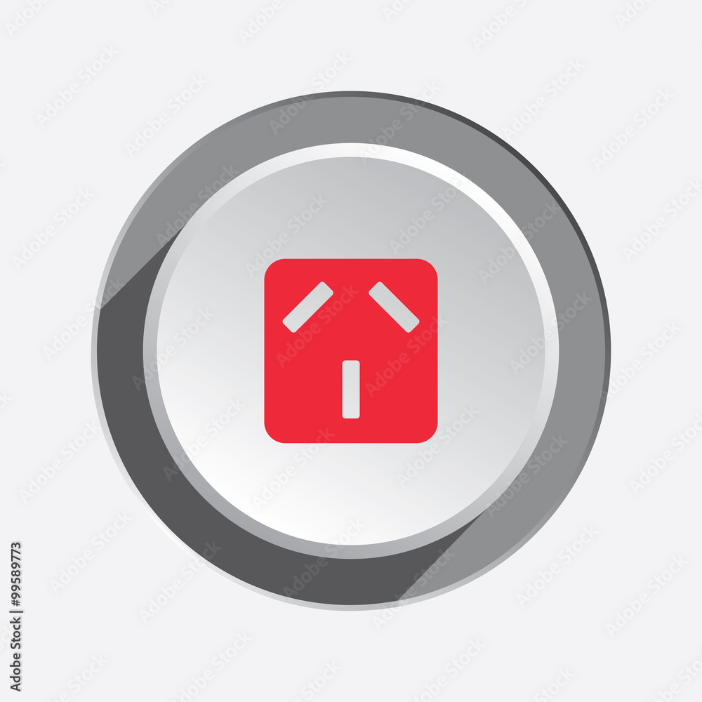 Electric plug, socket base icon. Australian, Argentina standard symbol ...