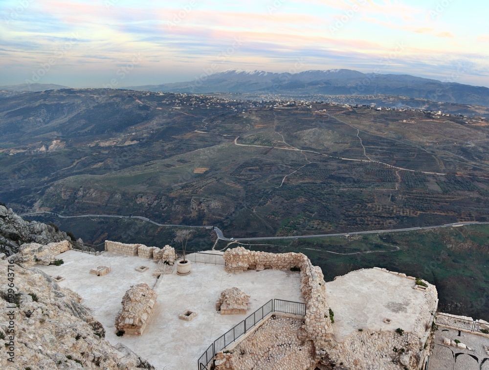 Litani Valley from Beaufort Castle, Lebanon Stock Photo | Adobe Stock
