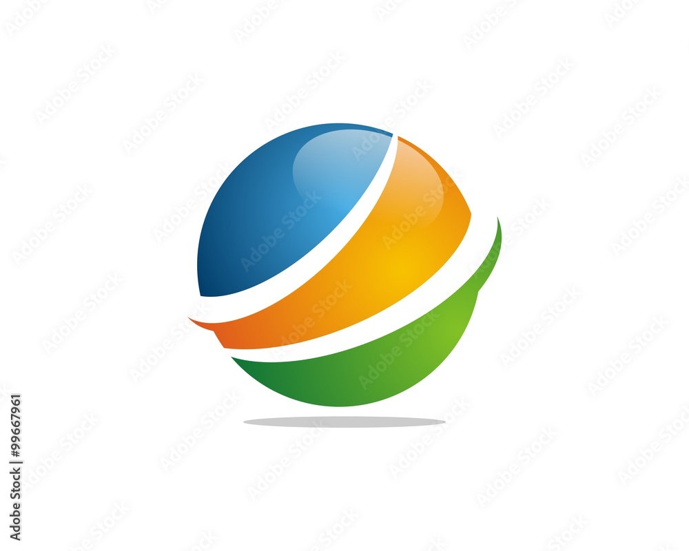 Colorful Globe Logo