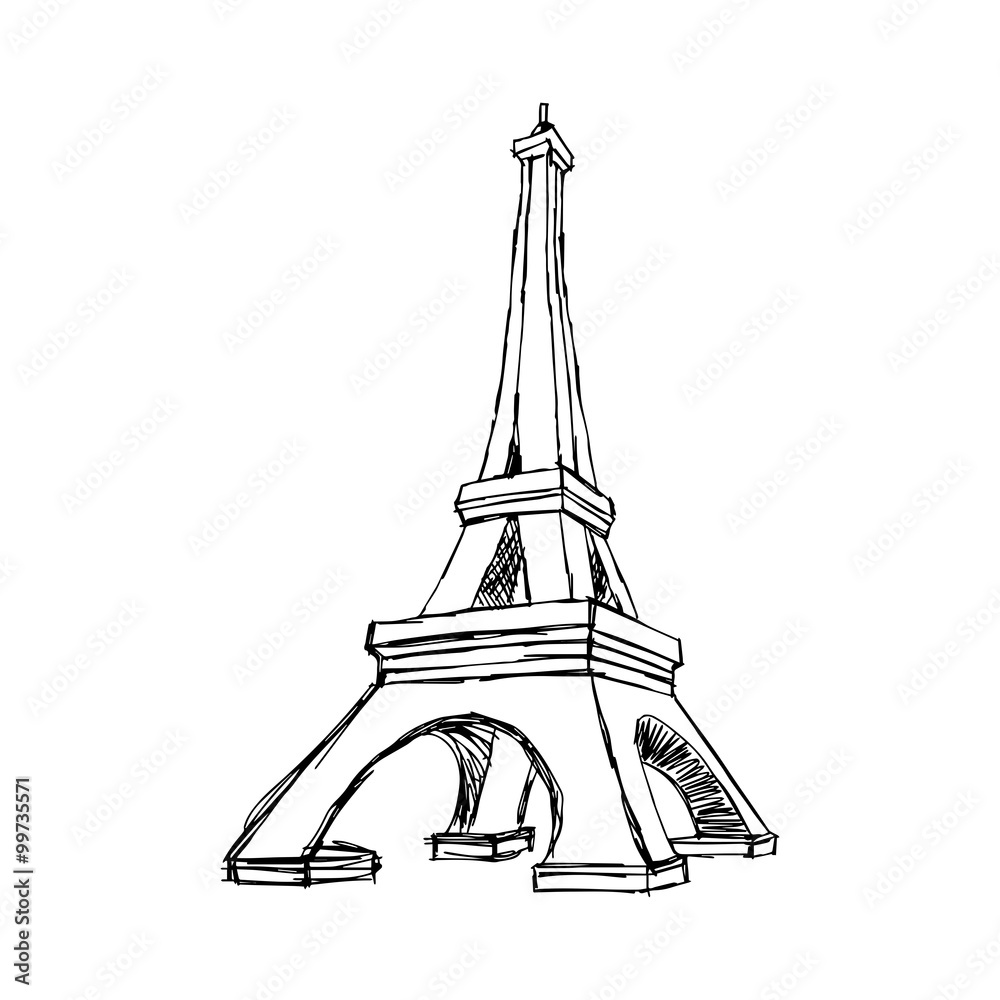 Eiffel Tower Doodle