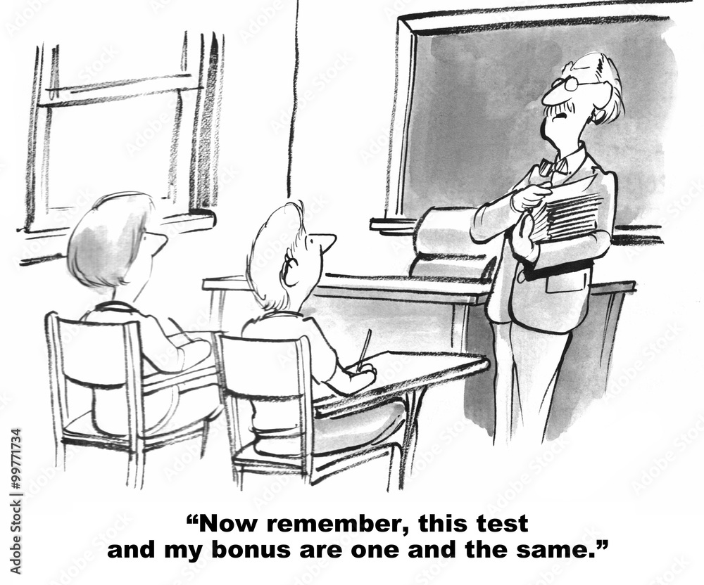 No Child Left Behind Cartoon