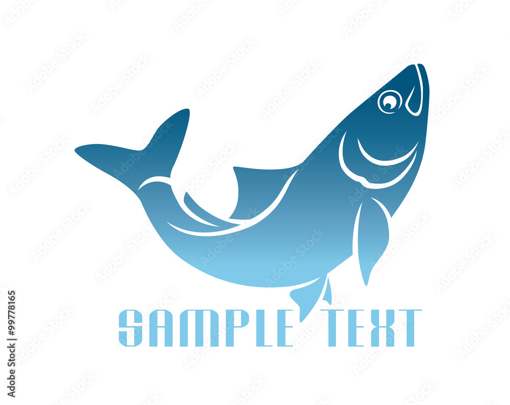 herring logo Stock-Vektorgrafik | Adobe Stock