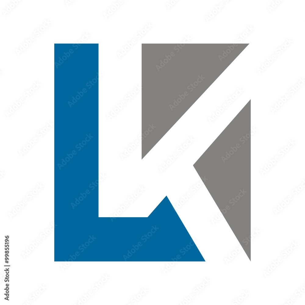 lk logo Stock Vector | Adobe Stock