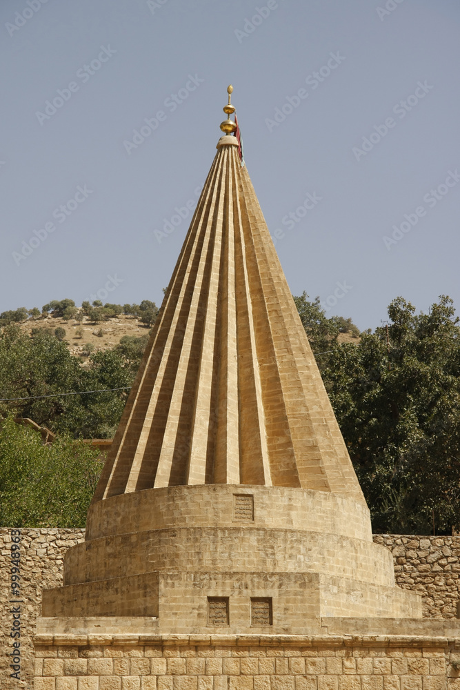 Yazidi temple North Iraq Stock Photo | Adobe Stock