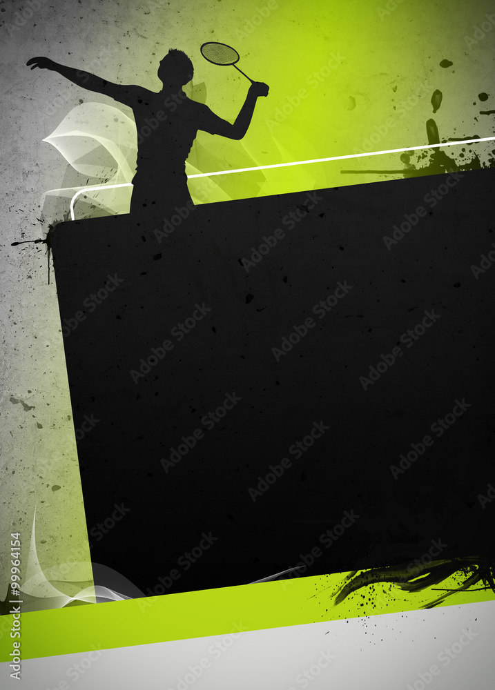 Badminton background Stock Illustration | Adobe Stock