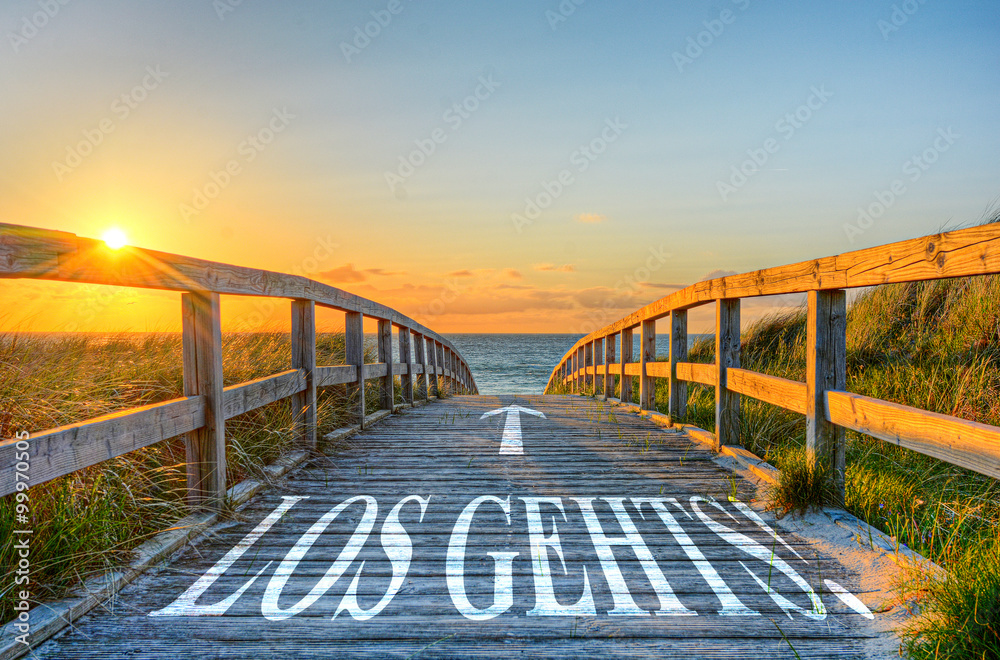 Los gehts Stock-Foto | Adobe Stock