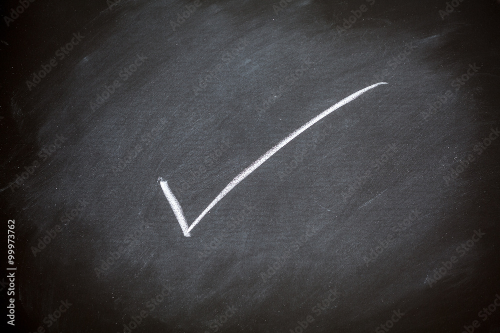 Check Mark Chalkboard Background Black Charcoal Gray Chalk Board Stock ...