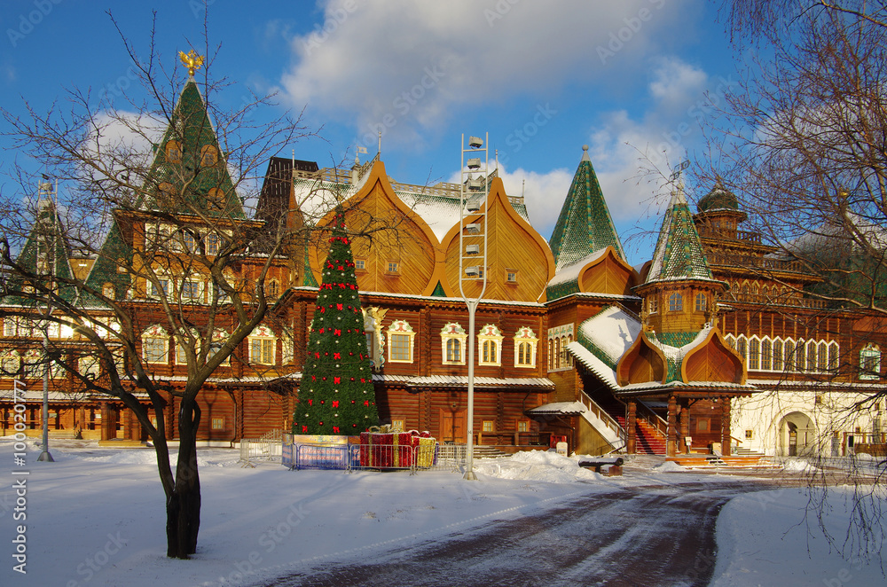 MOSCOW, RUSSIA - December, 2015: Palace of Tsar Alexei Mikhailov Stock ...