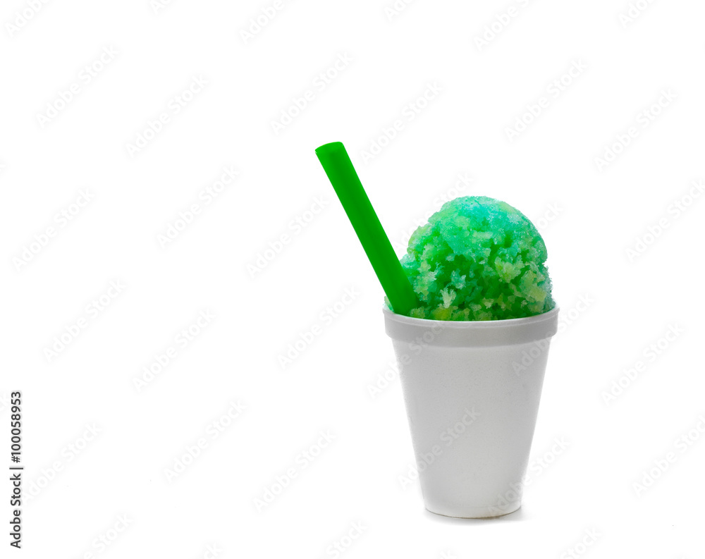 Green Snow Cone