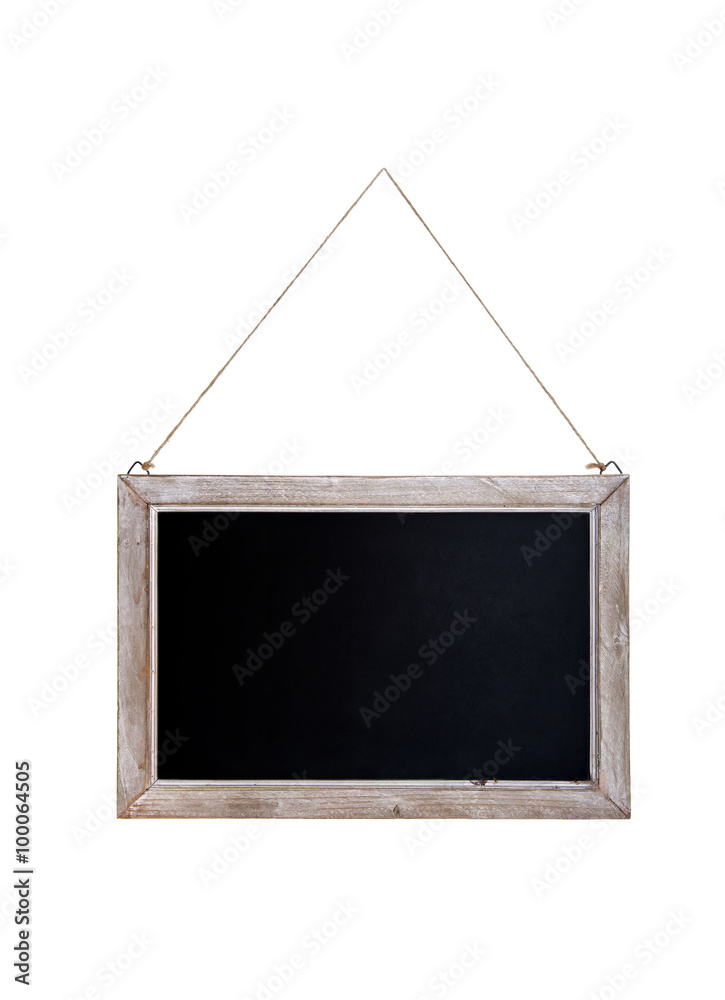 Chalkboard with wooden frame Stock Photo | Adobe Stock