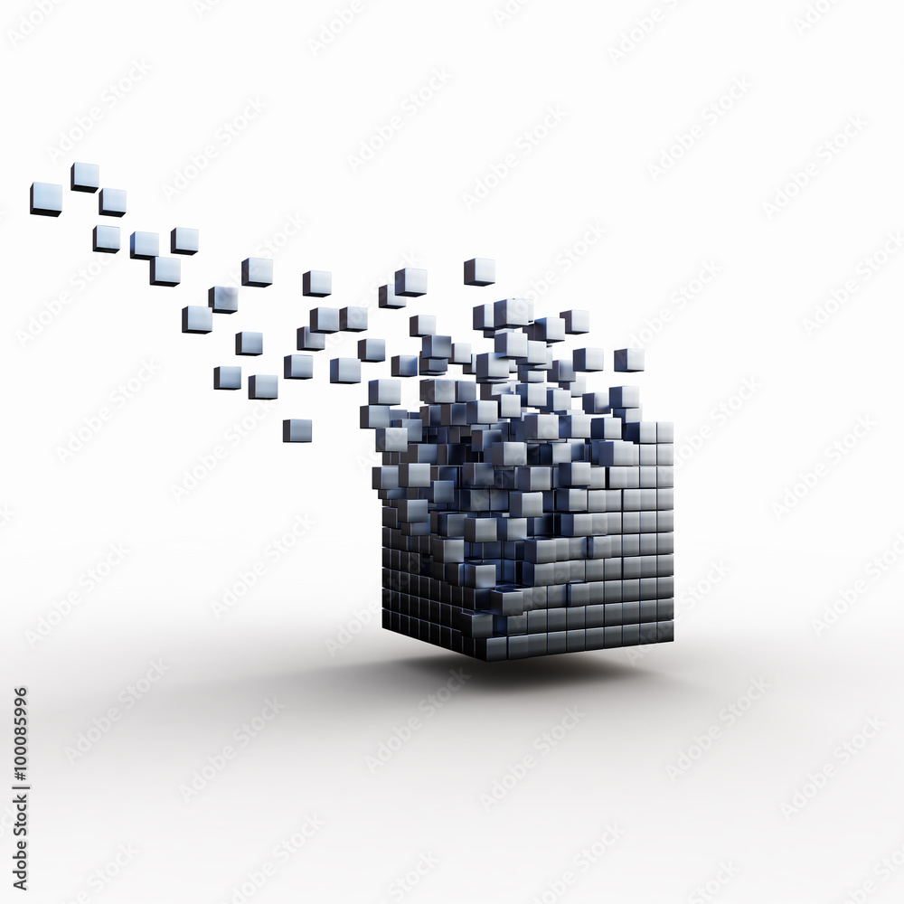 High tech cube Stock-Illustration | Adobe Stock