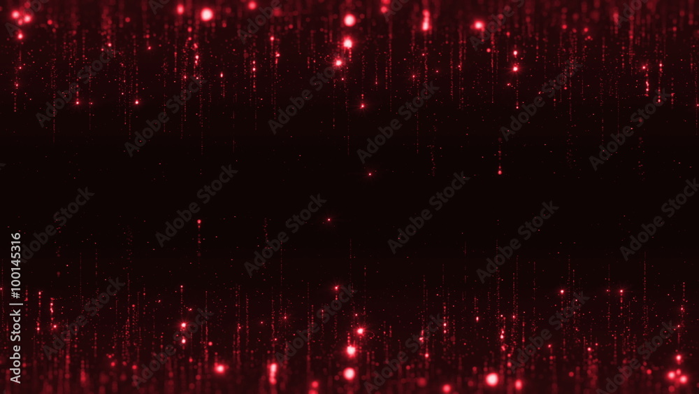 loopable shimmering 4k backround with particles flying from top and ...
