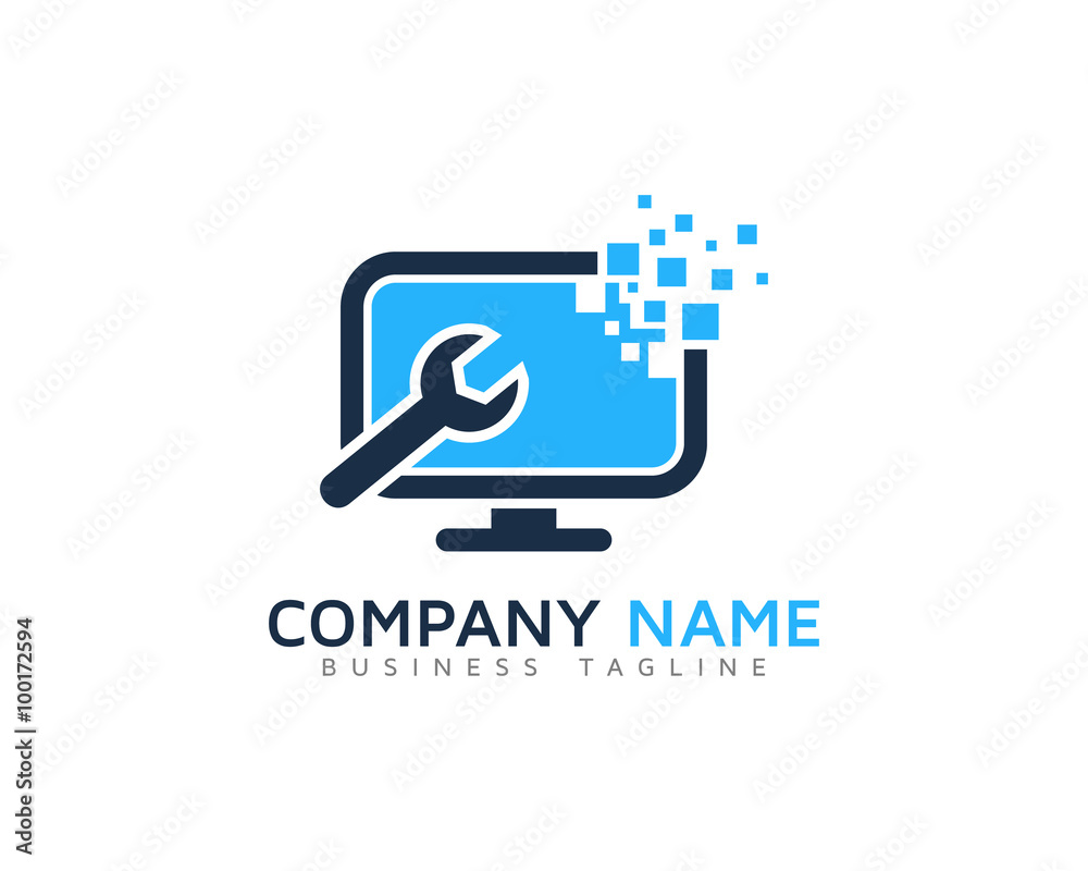 Computer Shop Logo Design