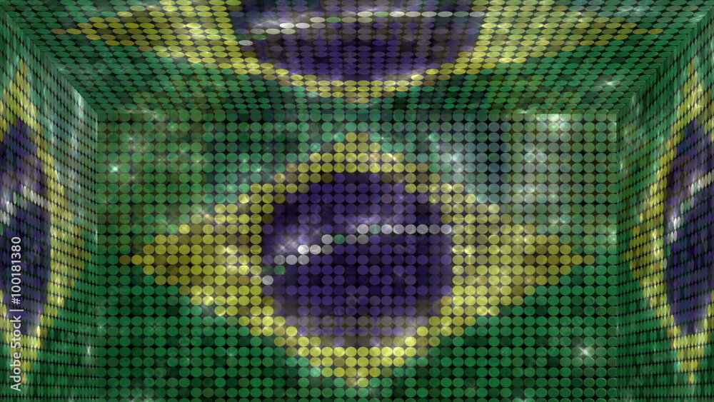 Brazil box title plate transition - Alpha matte 1080p. Animation in-n ...