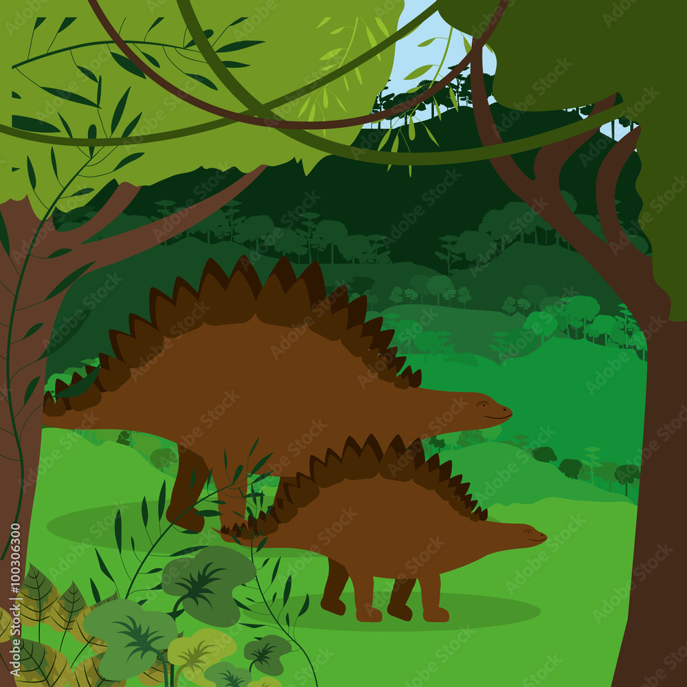 dinosaur concept design Stock Vector | Adobe Stock