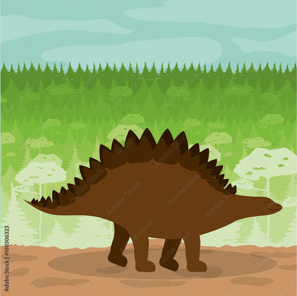 dinosaur concept design Stock Vector | Adobe Stock