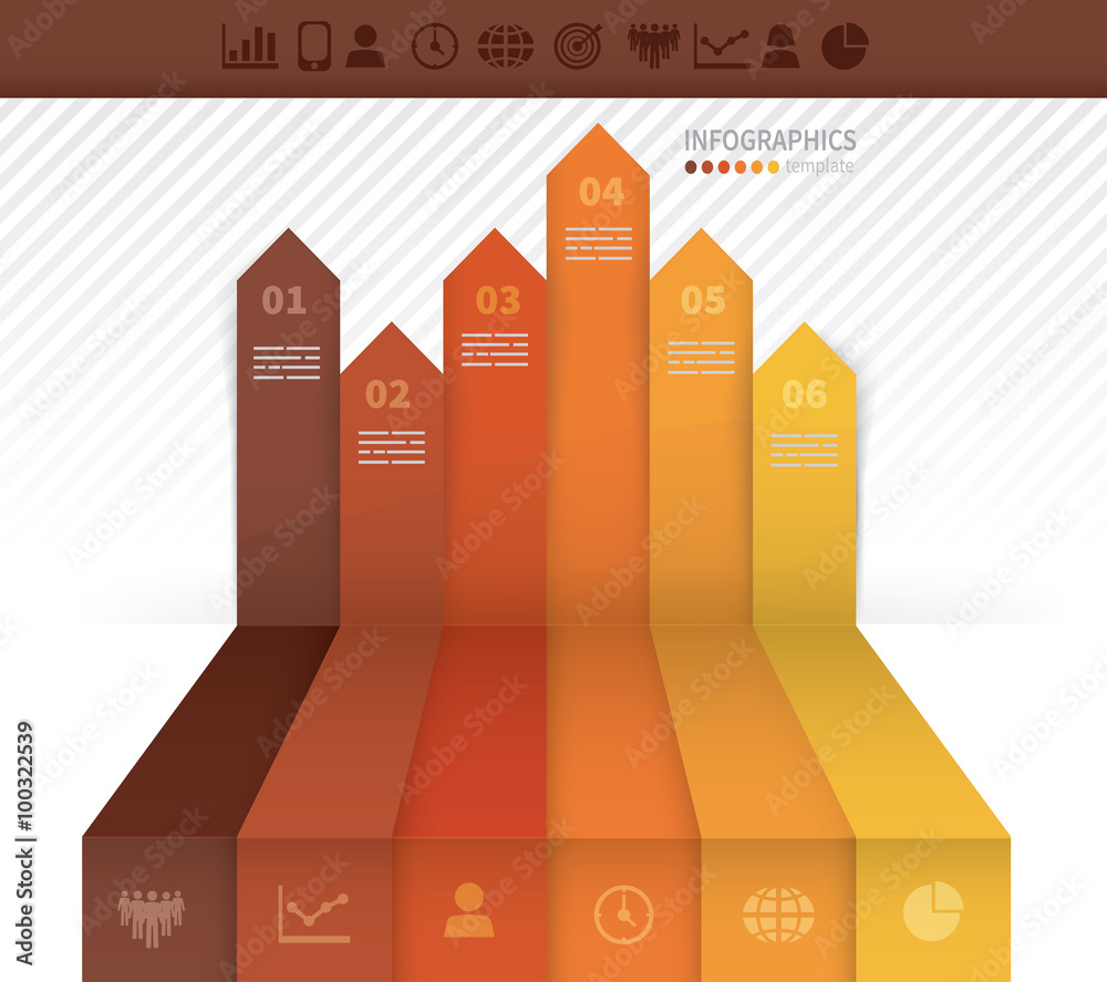 Infographics template Stock Vector | Adobe Stock