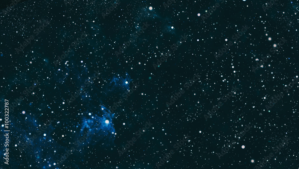 Abstract dark deep space background with stars. Stock Illustration ...