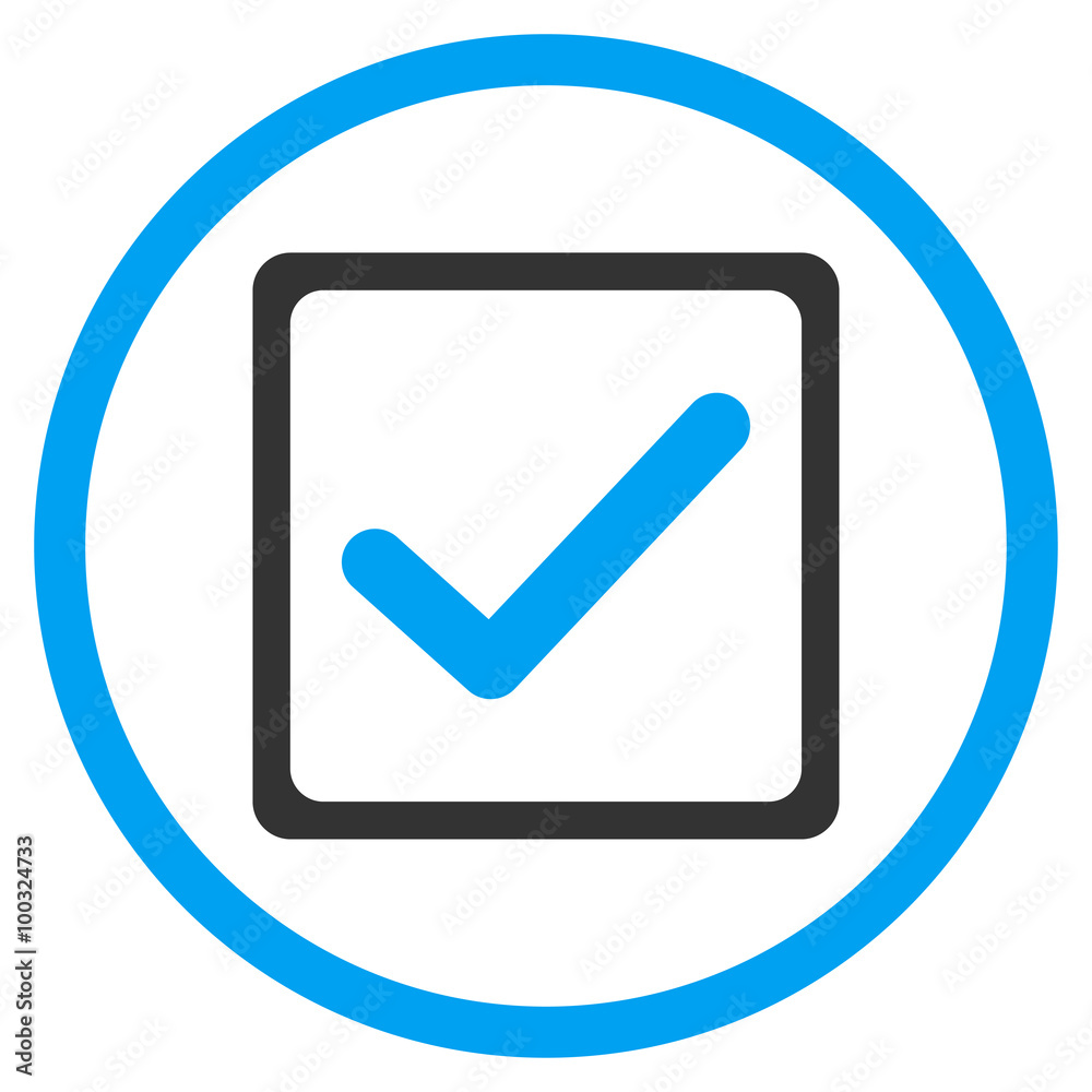 Checkbox Flat Icon vector de Stock | Adobe Stock