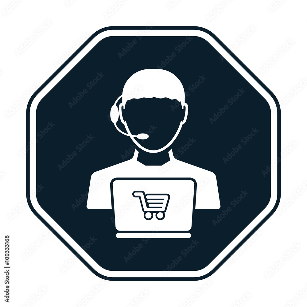 Sales Manager icon Stock 벡터 | Adobe Stock