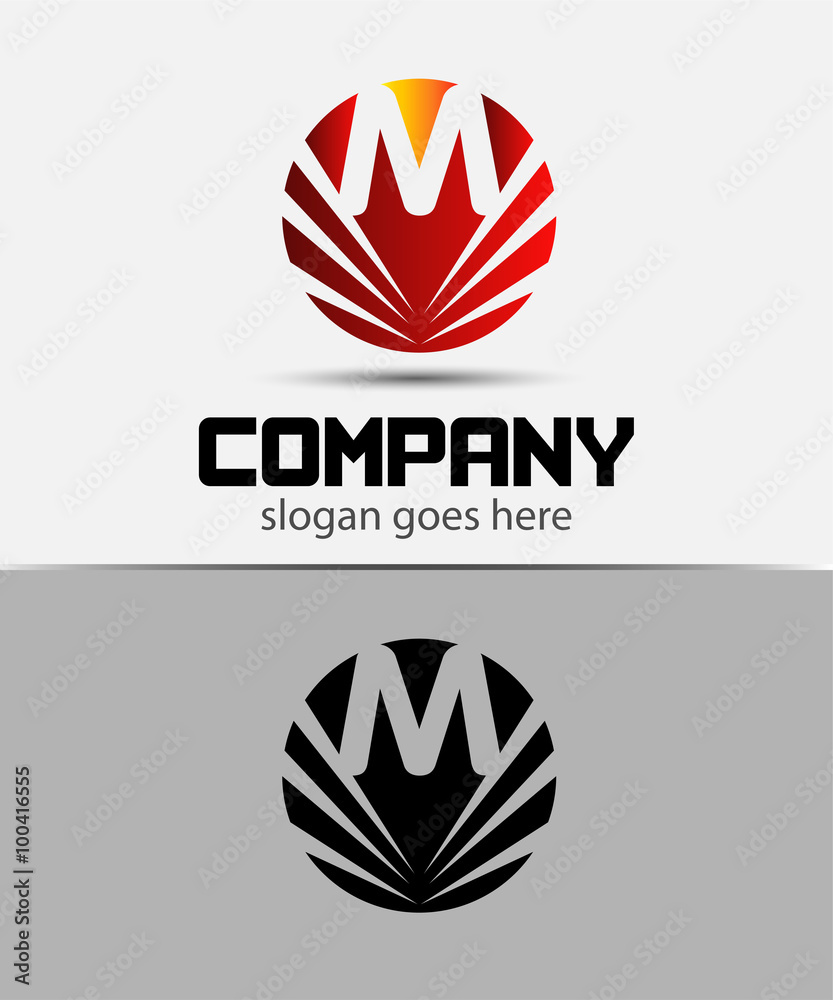 Letter M logo icon design template elements Stock Vector | Adobe Stock