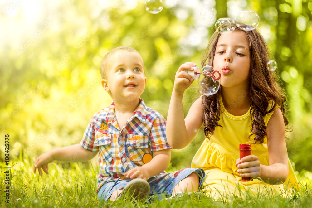 Happy children Stock Photo | Adobe Stock