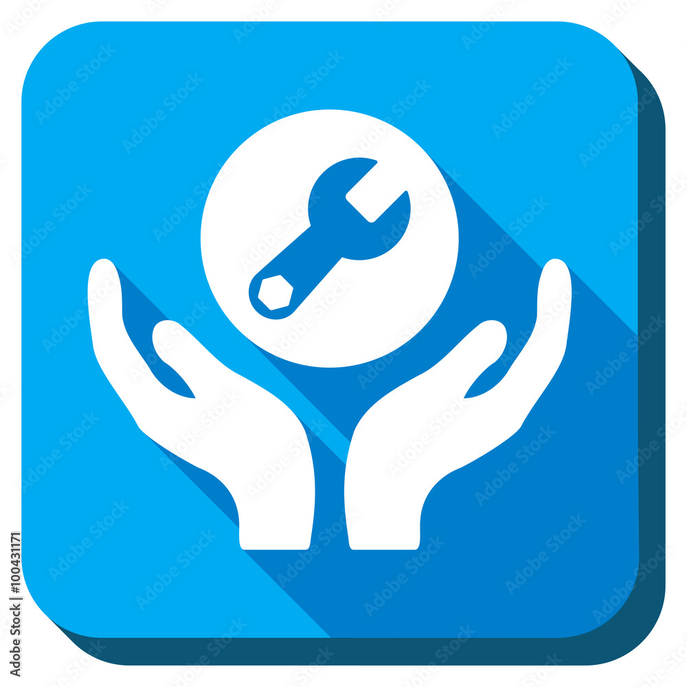 Maintenance Flat Icon Stock Vector | Adobe Stock