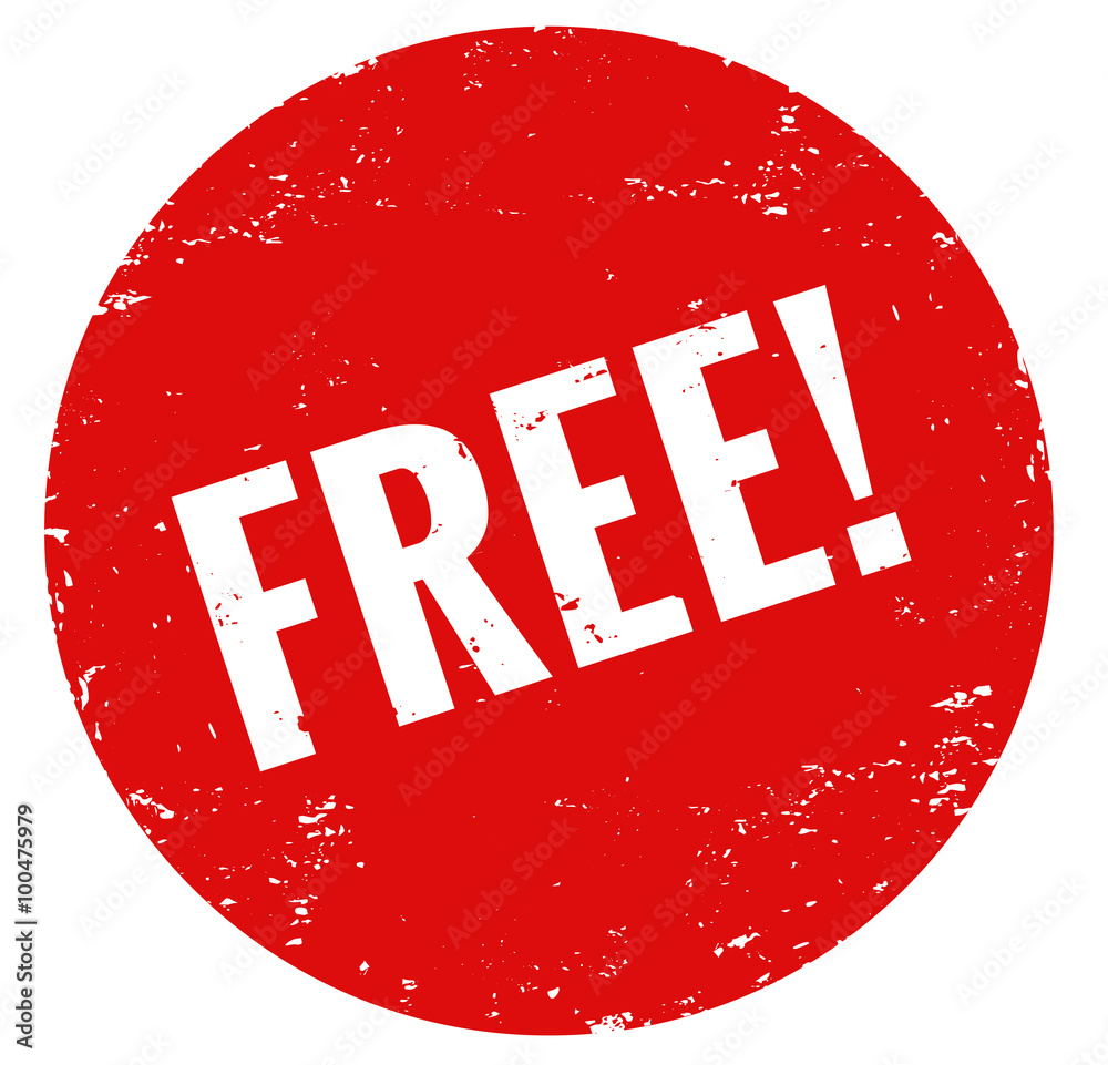 Free stamp red Stock Vector | Adobe Stock